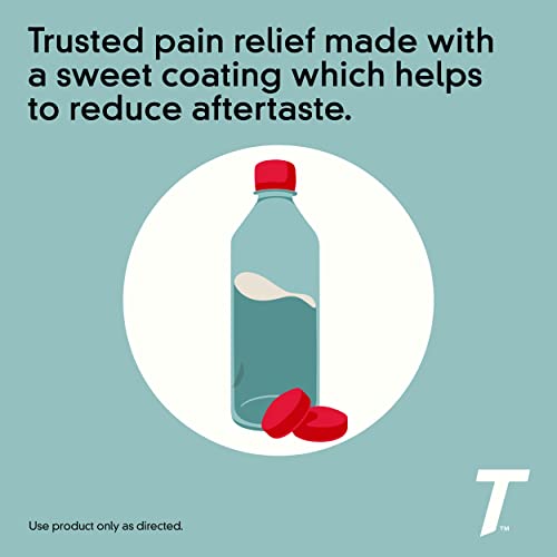 Tylenol Extra Strength Coated Tablets, Acetaminophen Adult Pain Relief & Fever Reducer, 225 ct