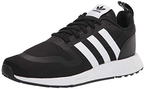 adidas Originals mens Smooth Runner Sneaker, Core Black/White/Core Black, 12 US
