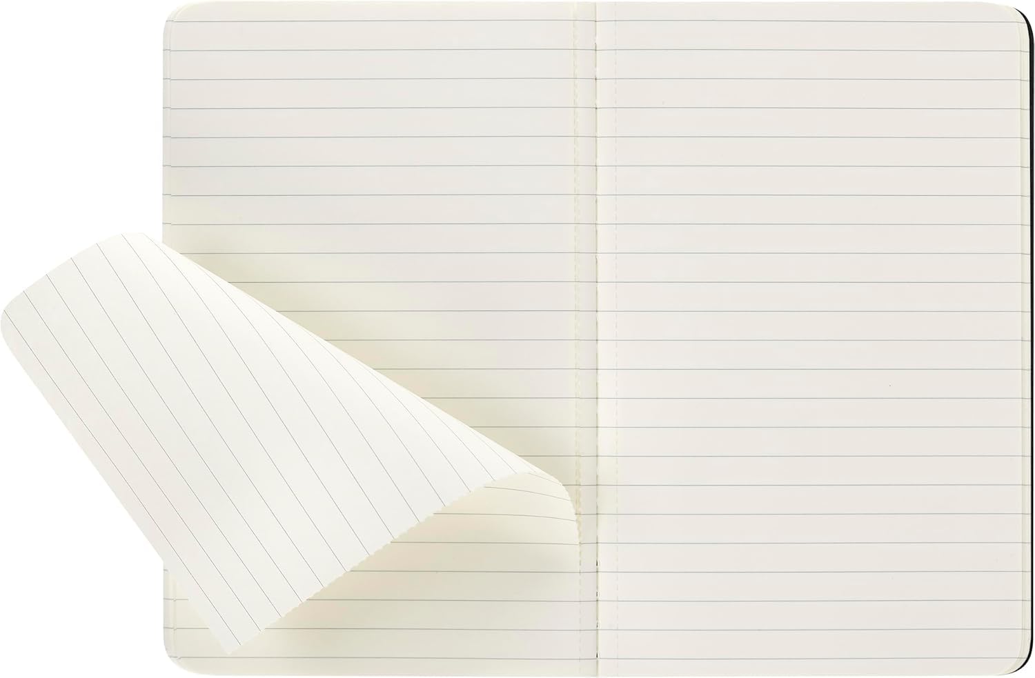 Moleskine Cahier Journal, Soft Cover, Pocket (3.5" x 5.5") Ruled/Lined, Black, 64 Pages (Set of 3)