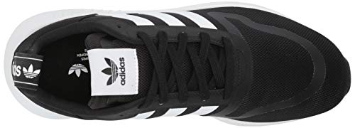 adidas Originals mens Smooth Runner Sneaker, Core Black/White/Core Black, 12 US