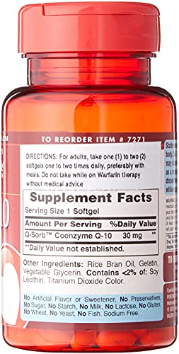 Puritan's Pride Q-Sorb� Co Q-10 30 mg