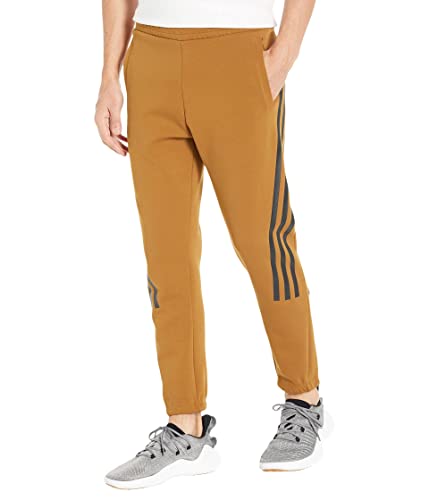 adidas Men's Future Icon 3-Stripes Pants, Bronze Strata, Large