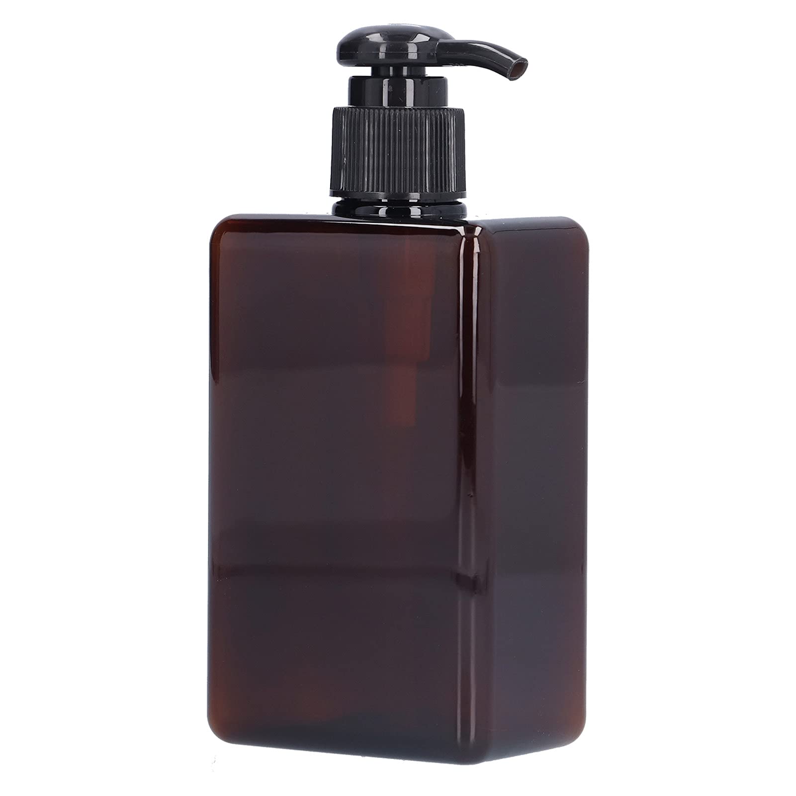 FIYO 3Pcs Empty Shampoo Bottles, 280 ml Pump Bottle Dispenser Refillable Portable Travel Containers Hand and Dish Soap Dispenser for Kitchen Bathroom(Brown)