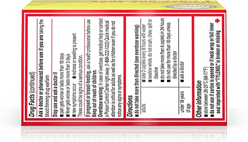 Tylenol 8 Hour Arthritis Pain Relief - Acetominophen Extended-Release Tablets, Pain Reliever / Fever Reducer, 24 Caplets, 650 milligrams each (2-Pack)