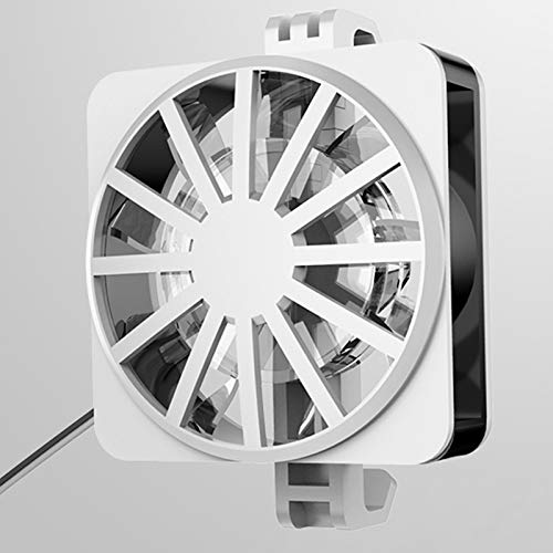 JYXDKD Mobile Phone Cooler Universal Gaming Phone Cooler Portable RGB Fan Holder Heat Sink Anchor Game Radiator