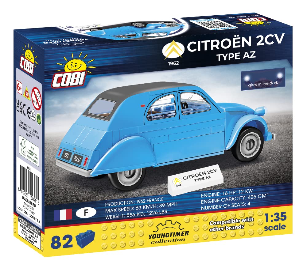 COBI Youngtimer Collection Citroen 2CV Type AZ Vehicle