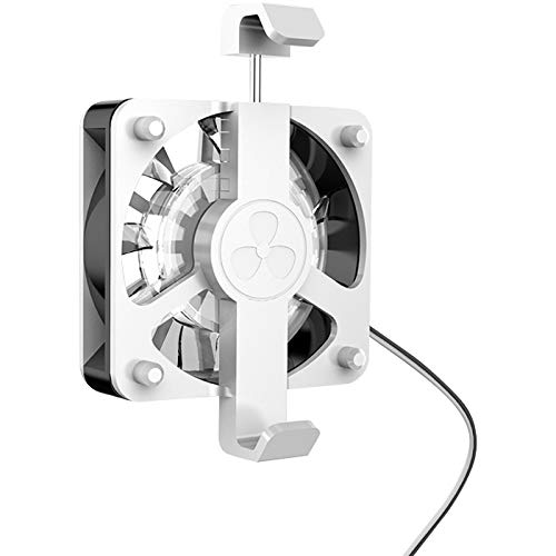 JYXDKD Mobile Phone Cooler Universal Gaming Phone Cooler Portable RGB Fan Holder Heat Sink Anchor Game Radiator