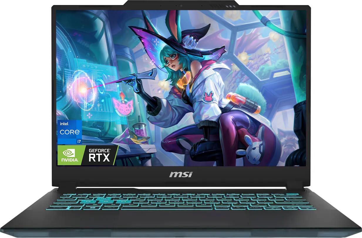MSI 2023 Newest GF76 17.3" 144Hz FHD Gaming Laptop, Intel Core i7-12700H(> R9 6900HX), NVIDIA GeForce RTX 3060, 32GB RAM, 1TB NVMe SSD, WiFi 6, Webcam, Backlit KB, HDMI, RJ45, +CUE Accessories