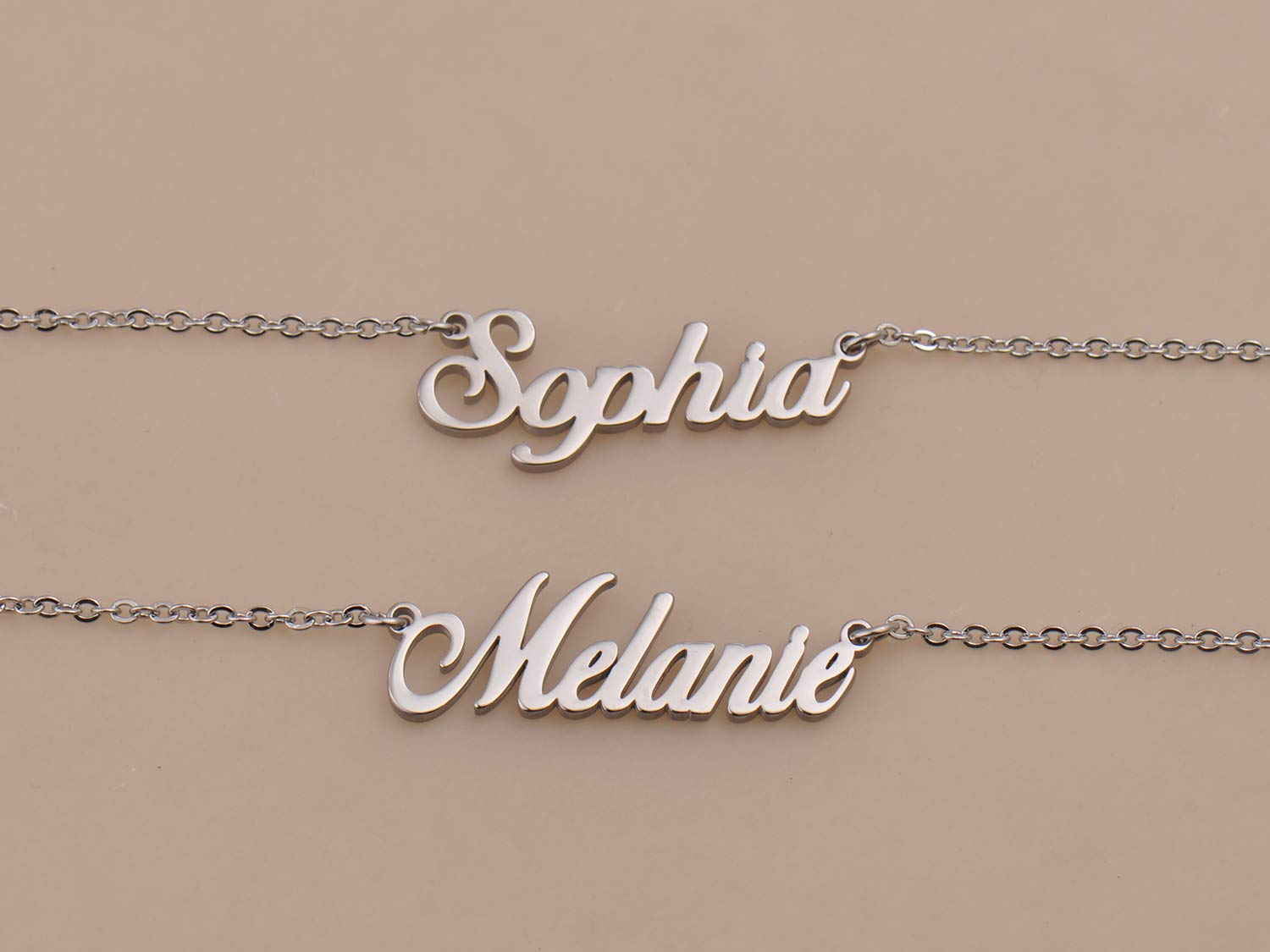 GR35Z9 Personalized Personal My Name Necklace Jewelry for Womens Cobi