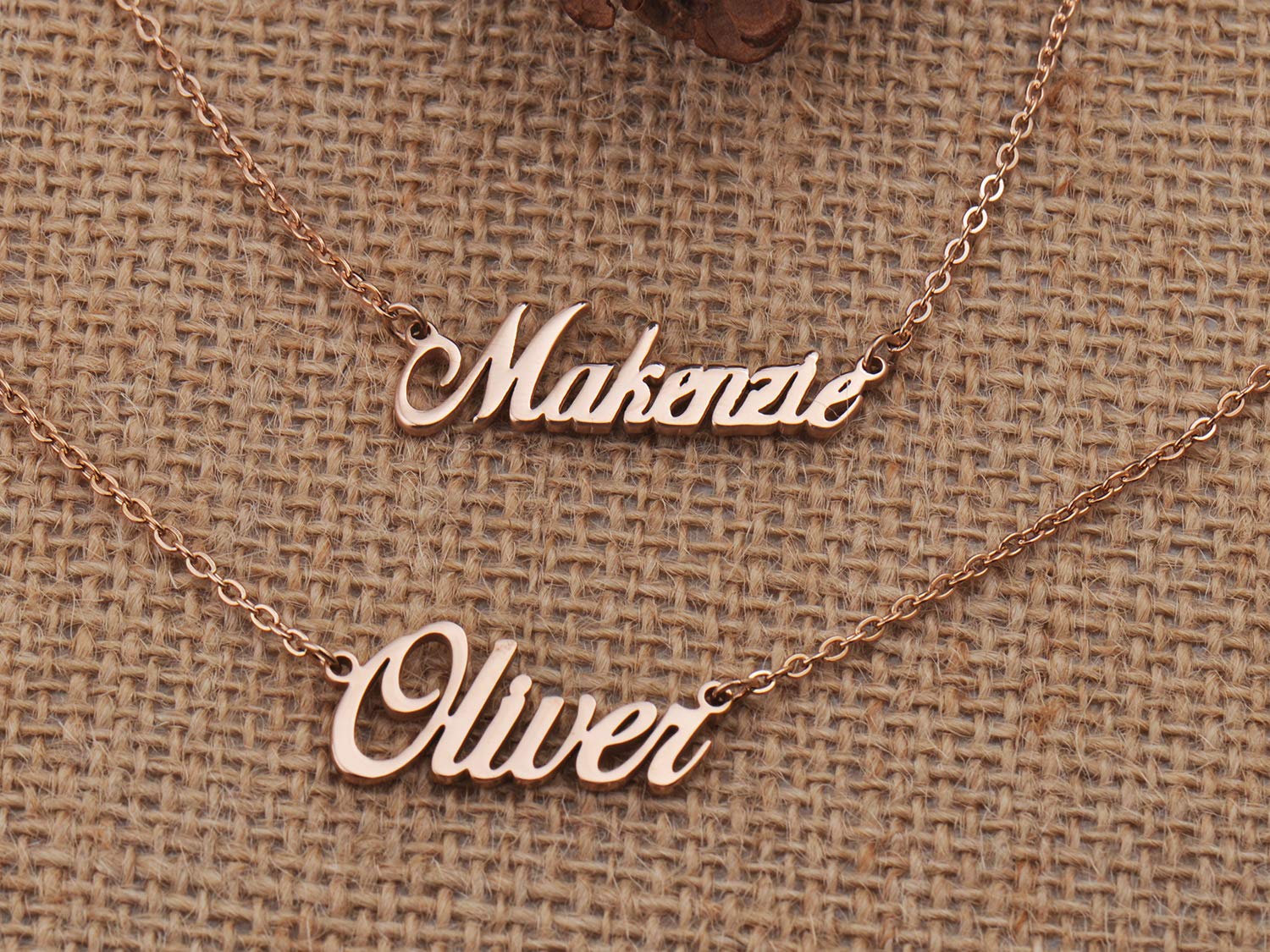 GR35Z9 Personalized Personal My Name Necklace Jewelry for Womens Cobi