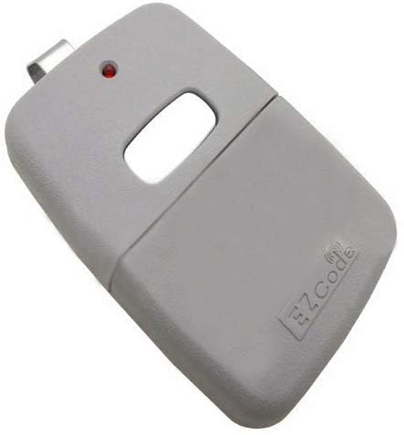 Simply Silver - 10 Digit Pins EZ Code Remote Control Garage Door Gate Opener Transmitter 300 MHz