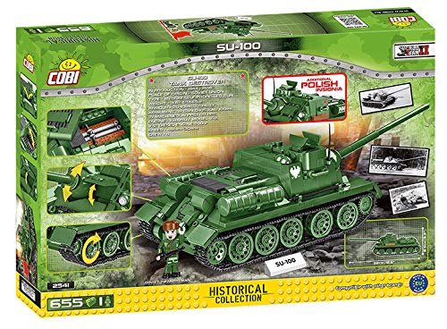 COBI Historical Collection SU-100 SPG Vehicle , Green