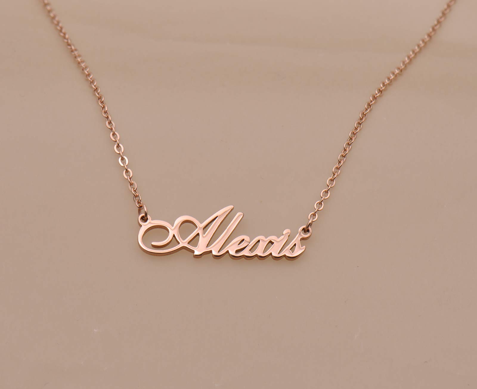 GR35Z9 Custom Love Pendant Name Necklace Jewelry for Women Cobi