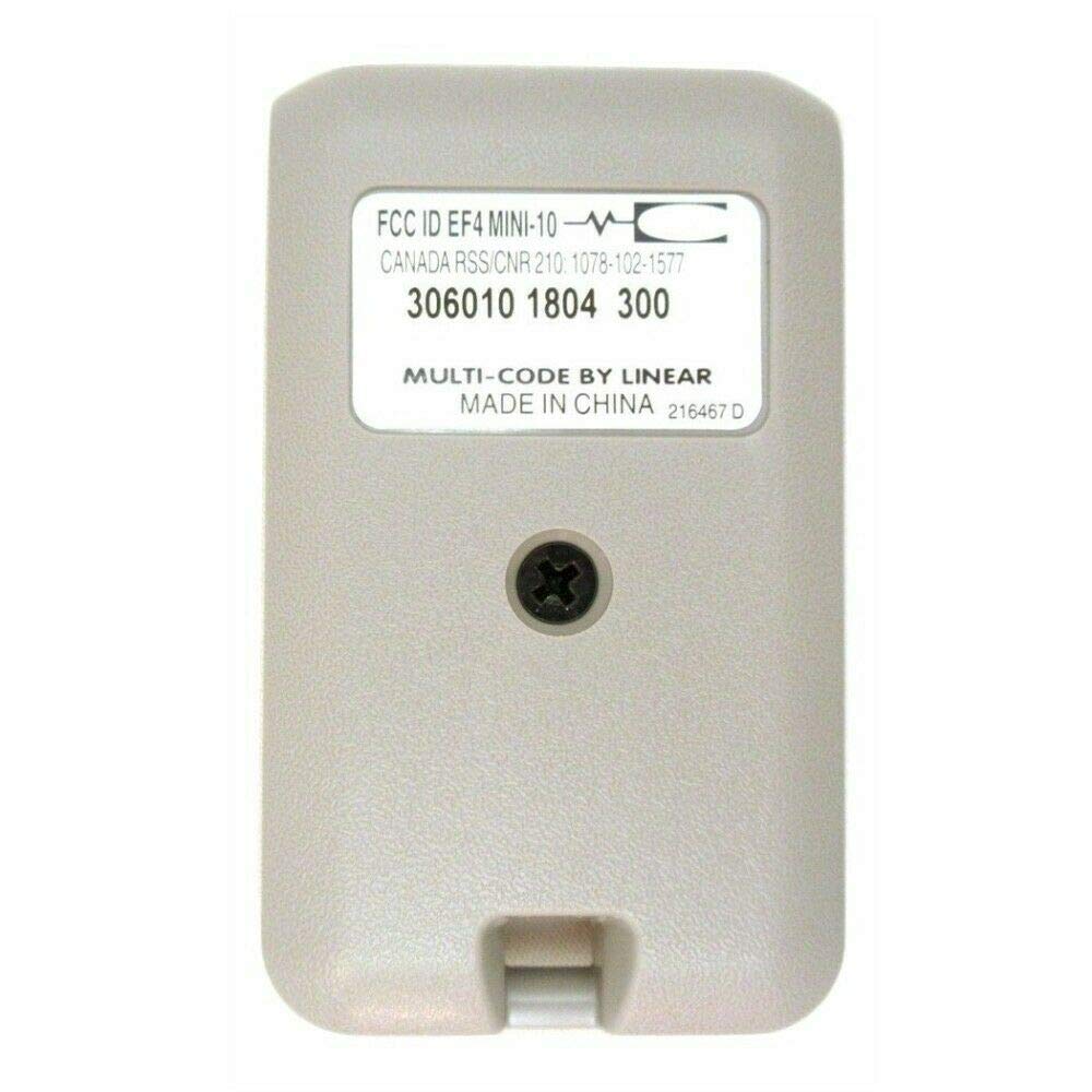 Garage Door Opener Remote Control Multi-Code 3060 1-Button Key Chain Gate Garage Remote MultiCode 306010 MCS306010