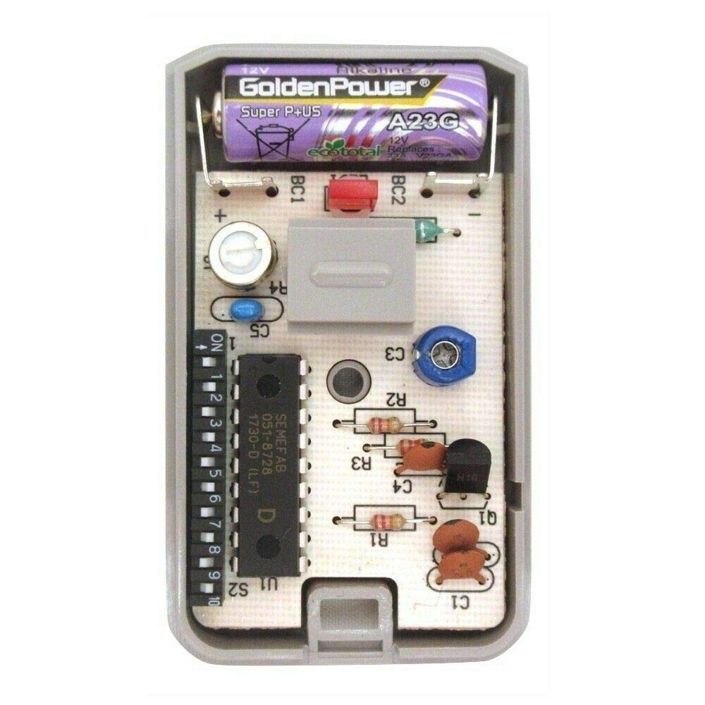 Garage Door Opener Remote Control Multi-Code 3060 1-Button Key Chain Gate Garage Remote MultiCode 306010 MCS306010