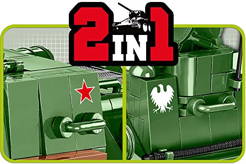 COBI Historical Collection SU-100 SPG Vehicle , Green