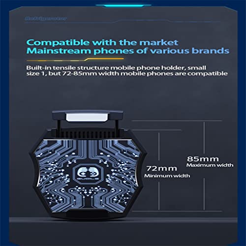 JYXDKD Universal Mobile Phone Radiator Mobile Game Cooling Artifact Portable Fan Holder Heat Sink