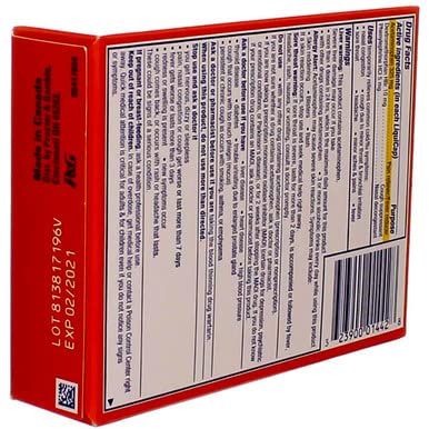 Vicks DayQuil LiquiCaps 16 Count, (Pack of 4)