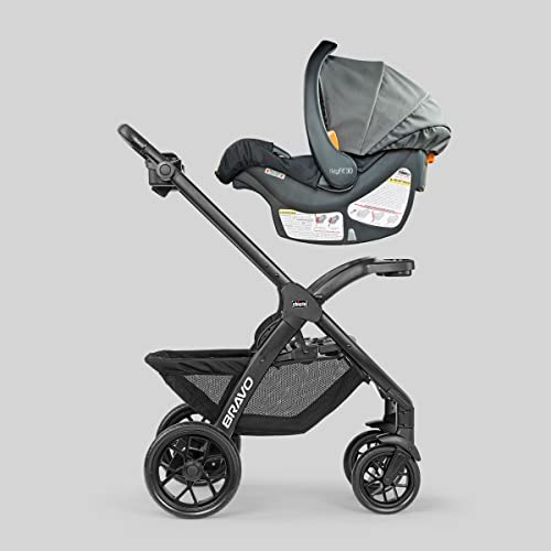 Chicco Bravo LE ClearTex Quick-Fold Stroller - Pewter | Grey