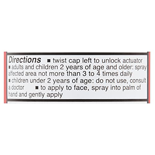 MUHU Equate Maximum Strength Anti-Itch Continuous Spray, 4.0 oz, 4 Ounce (Pack of 1)