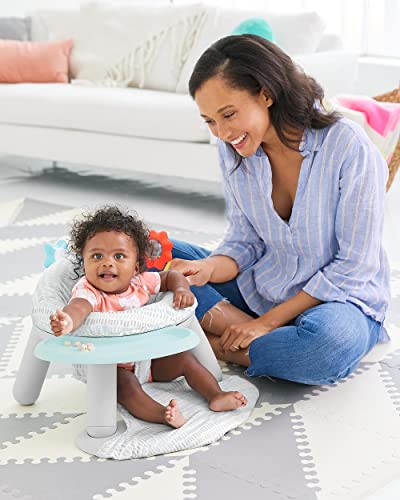 Skip Hop 2-in-1 Sit-up Activity Baby Chair, Silver Lining Cloud