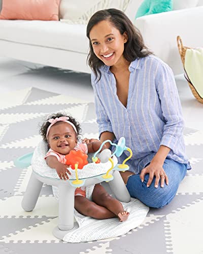 Skip Hop 2-in-1 Sit-up Activity Baby Chair, Silver Lining Cloud