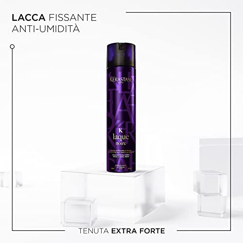 KERASTASE K-Laque Noire Extra-Strong Hold Hair Spray for Unisex, 10.1 Fl Oz