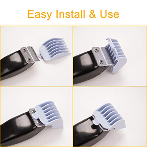 10 Color Professional Hair Trimmer/Clipper Guard Combs Guide Combs Coded Cutting Guides/Combs #3170-400- 1/16” to 1 -Great for Hair Clippers/Trimmers Attachment