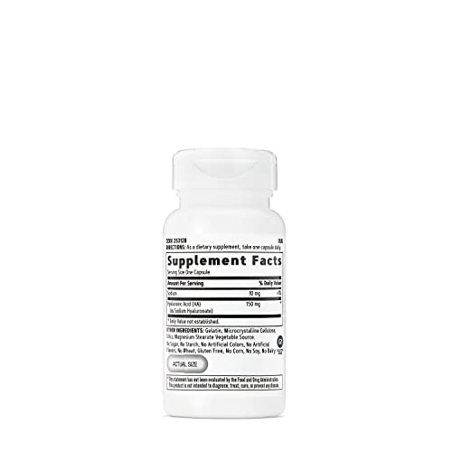 GNC Women's Hyaluronic Acid | Skin Hydrating Daily Supplement | Supports Moistureand Joint Health | 30 Capsules