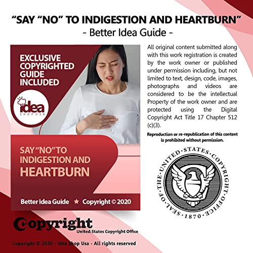 Equate Famotidine Tablets, 20 mg, Maximum Strength, Acid Reducer for Heartburn Relief, 200 Ct (2 Pack) +"Say"NO" to Indigestion and Heartburn" Better Idea Guide