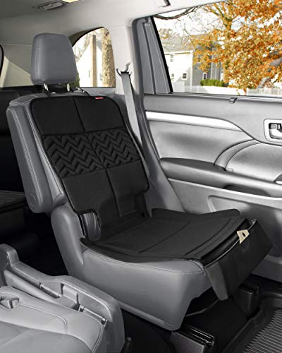Skip Hop Clean Sweep Car Seat Protector, Style Driven, Black
