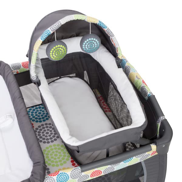 Baby Trend Lil' Snooze Deluxe II Nursery Center Playard, Funfetti