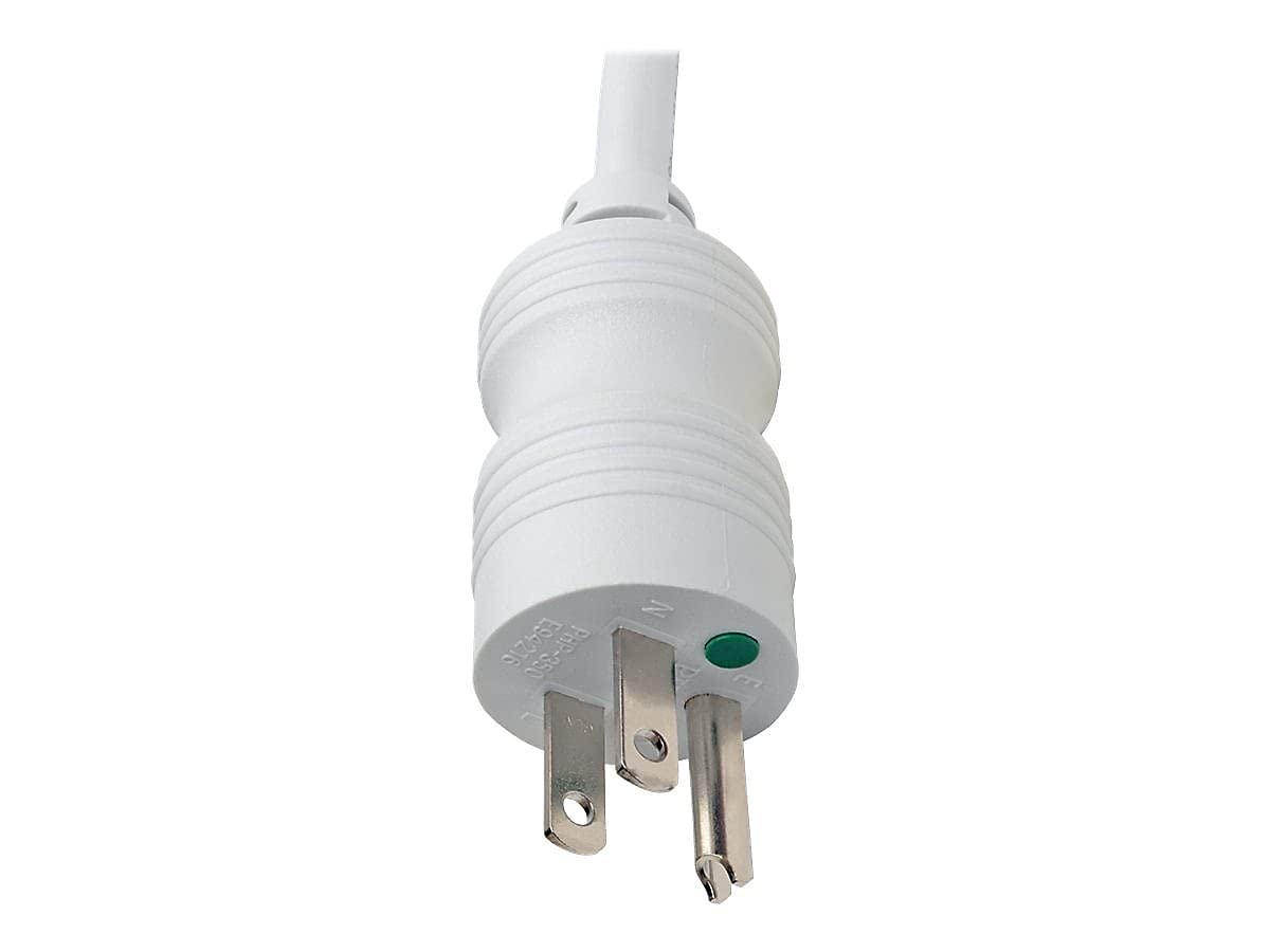Tripp Lite Safe-IT Power Strip 6 Outlet UL 1363A Patient-Care Vicinity White PS-615-HG-OEM