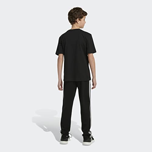 adidas Boys' Short Sleeve All Sport Tee, Black with Multicolor, X-Large (18/20)