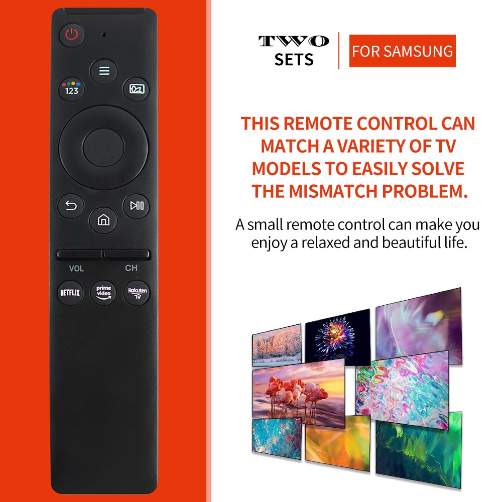(Pack of 2) BN59-1330 Universal Remote Control for All Samsung TV Replacement for All LCD LED HDTV 3D Smart Samsung TVs Remote