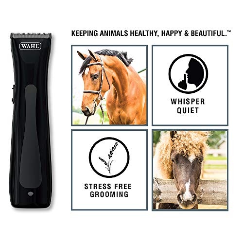 WAHL Professional Animal Mini Figura Pet, Dog, Cat, Horse, and Livestock Pet Trimmer Kit (#9868), Black, one Size