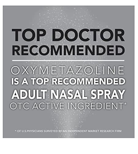 Equate - Original Nasal Spray - Oxymetazoline Hydrochloride 0.05% ( Compare to Afrin) - Nasal Decongestant - 1 oz (Pack of 2)