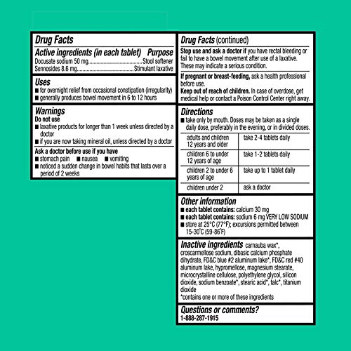Equate - Stool Softener with Stimulant Laxative, 240 Tablets
