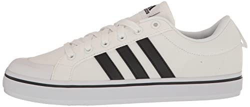 adidas Men's Bravada 2.0 Skate Shoe, White/Black/Black, 8