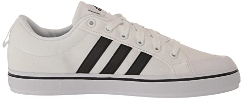 adidas Men's Bravada 2.0 Skate Shoe, White/Black/Black, 8