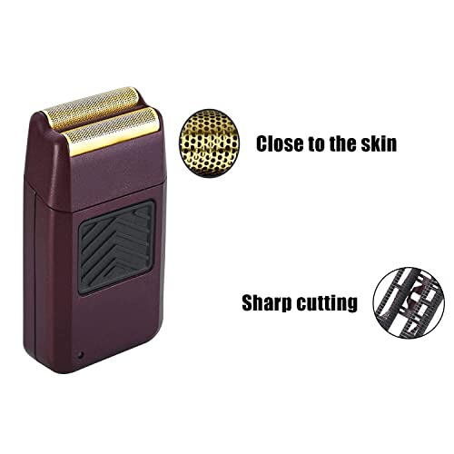 Professional 5 Star Series Finale Shaver Replacement Foil and Cutter Bar Assembly Compatible with wahl Foil Heads 7031-100/7043-100,Fit for #8061 8164 shaver (red 3 pack)