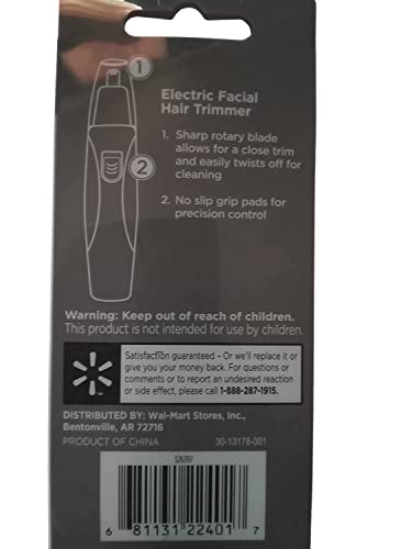 Equate Electric Facial Hair Trimmer
