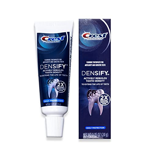 Crest Pro-Health Densify Daily Protection Toothpaste, Travel Size 0.85 oz (24g) - Pack of 12