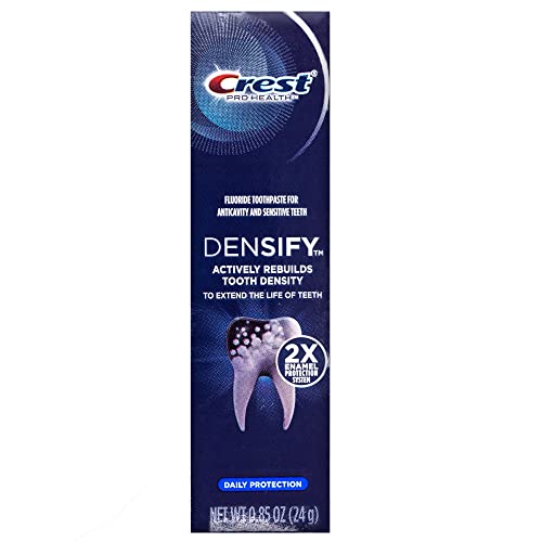 Crest Pro-Health Densify Daily Protection Toothpaste, Travel Size 0.85 oz (24g) - Pack of 12