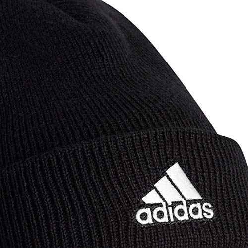 adidas Men's Team Issue Fold Beanie, Black/White F21, One Size
