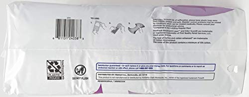 Equate Options Maximum Absorbency Long Length Incontinence Pads, 45 Count