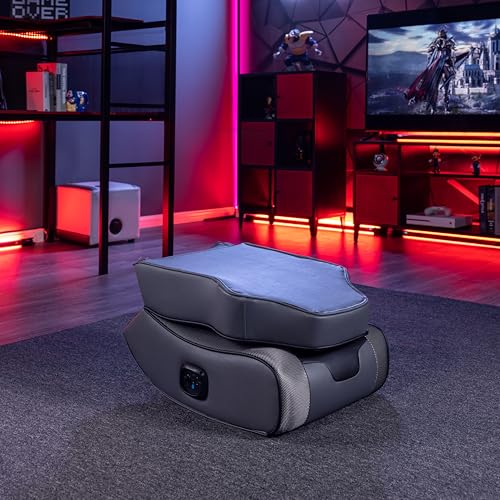 X-Rocker Cosmos RGB Floor Rocker - LED Gaming Chair for Comfortable & Immersive Gaming - Chair with Gaming System Compatibility & Easy Setup - Integrated Speakers & RGB Lighting