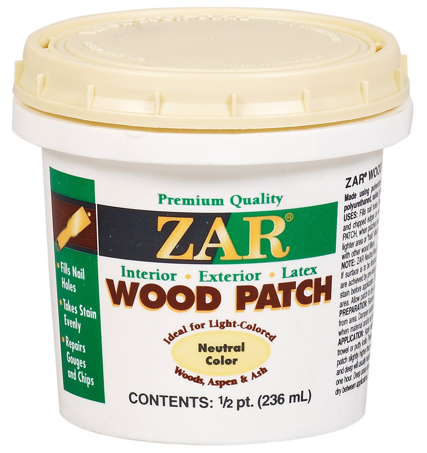 ZAR, 1/2PT, Neutral 30906 Wood Patch