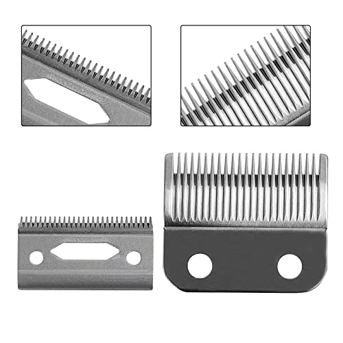 Replacement Blade for Wahl Clippers, Professional Precision 2 Holes Adjustable Hair Trimmer Parts Blades Compatible with Wahl 5 Star Series Cordless, Super Taper, Magic Clip Clipper for Barber