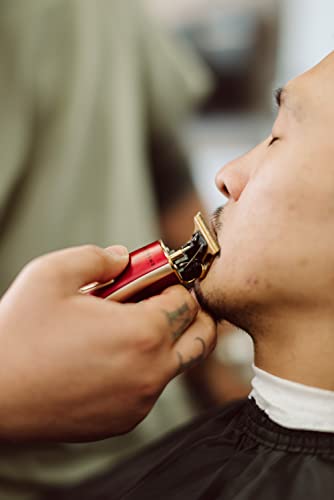 Supreme Trimmer Hair Trimmer ST5220 Beard Trimmer for Men, Professional Barber Liner Cordless Hair Clipper β Red T-Shaper Li